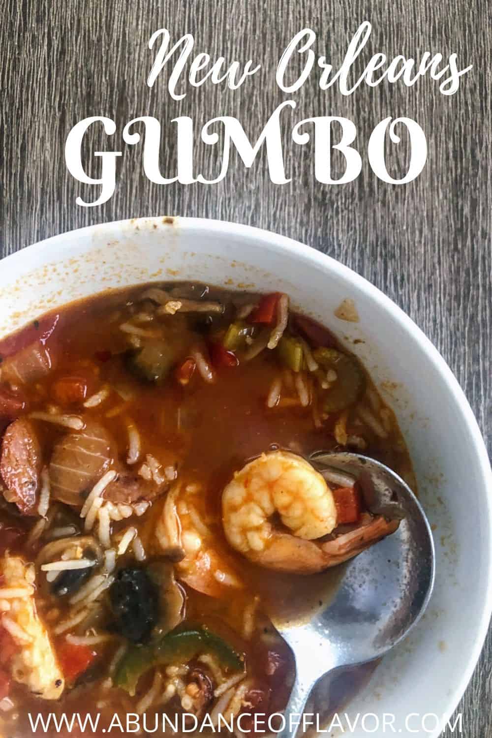 Easy New Orleans Gumbo - with chicken, shrimp, and sausage - Abundance ...