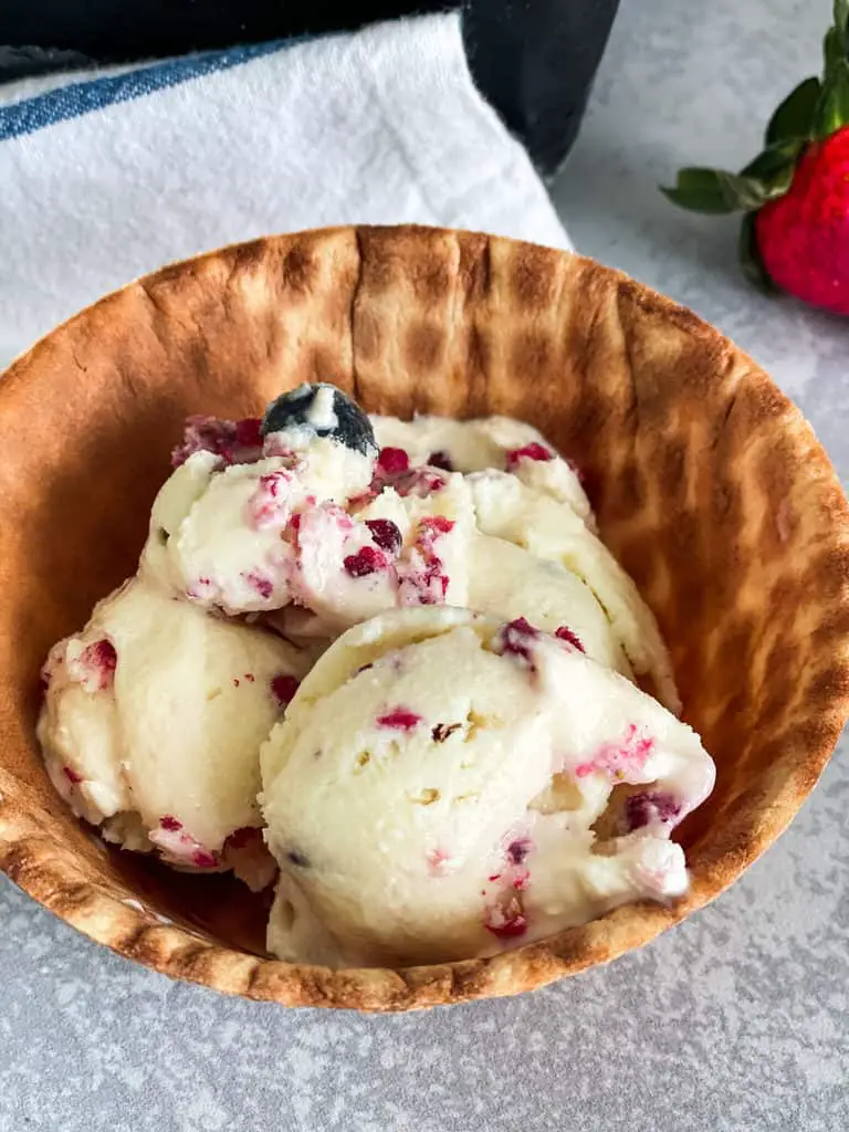 Very Berry No-Churn Vanilla Ice Cream - Abundance of Flavor