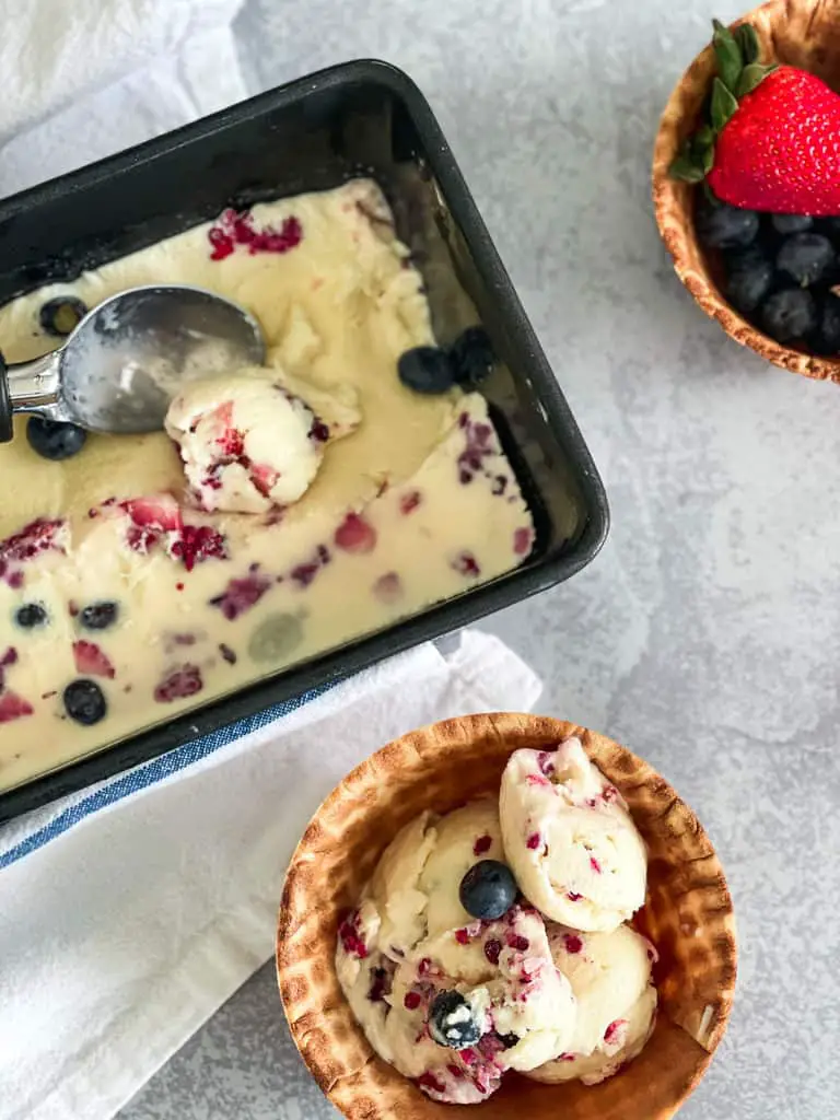 Very Berry No-Churn Vanilla Ice Cream - Abundance of Flavor